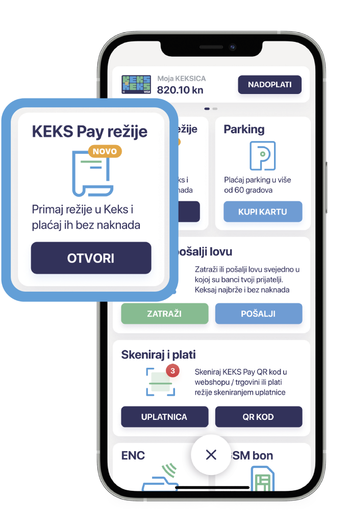 Plaćanje jedinstvene uplatnice i putem KEKS Pay aplikacije - Zagrebački ...